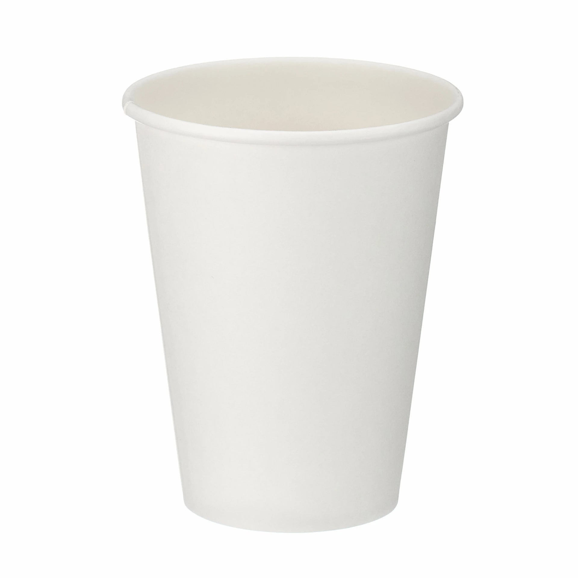 12oz Single Wall White Paper Coffee Cups – DW Packaging